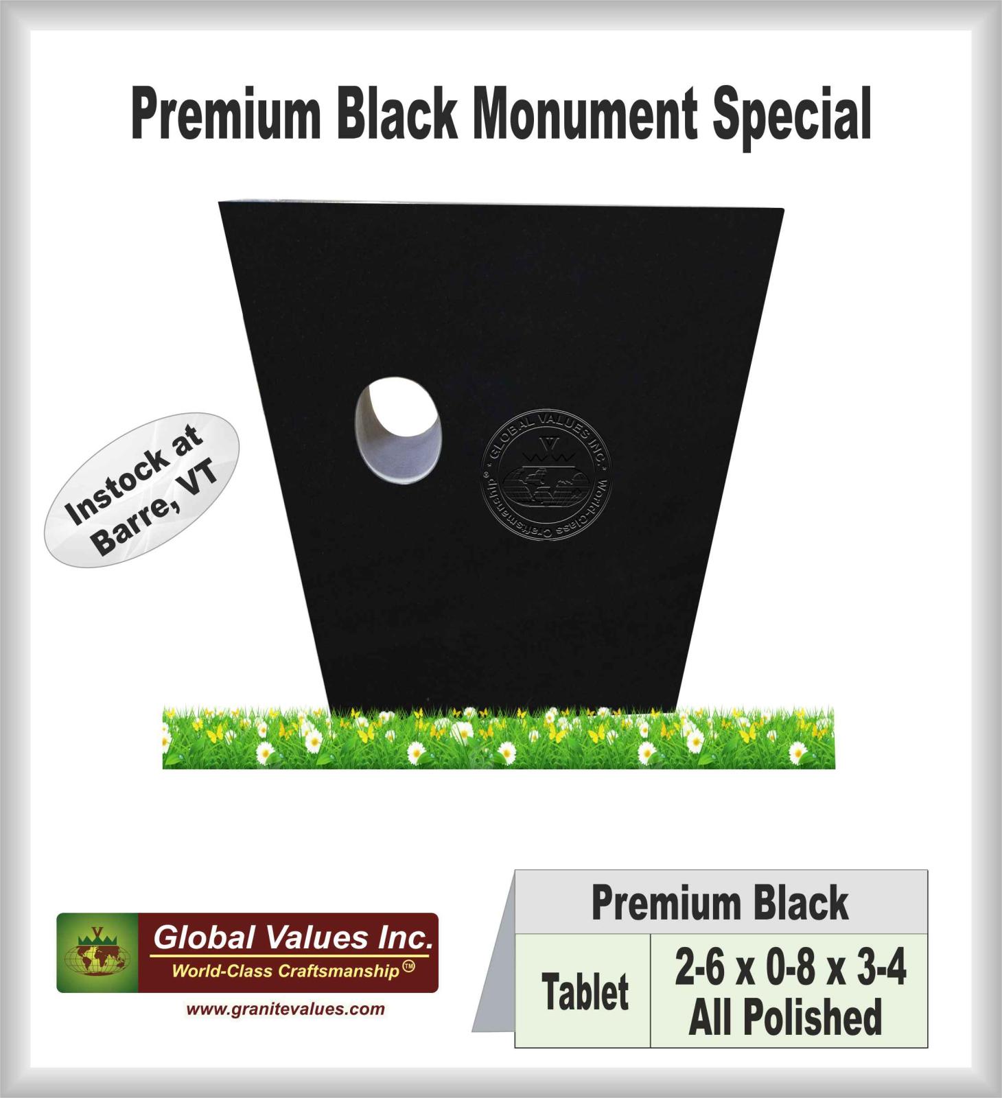 Premium Black Monument Special | Global Values