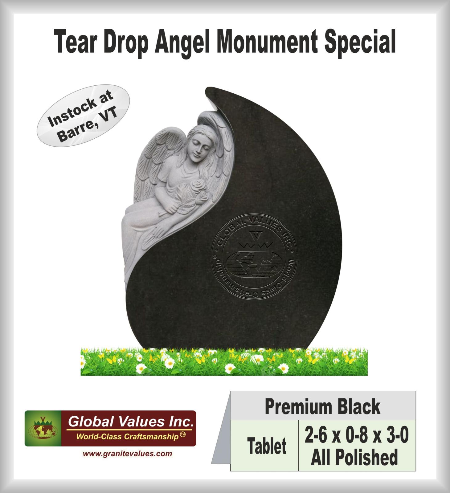 Tear Drop Angel Monument Special | Global Values